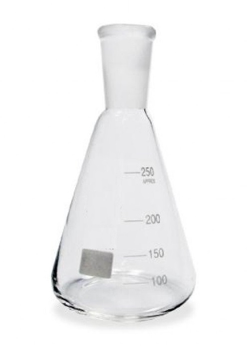 RBRVIDROS - ERLENMEYER GRADUADA 1000ML COM JUNTA 24/40