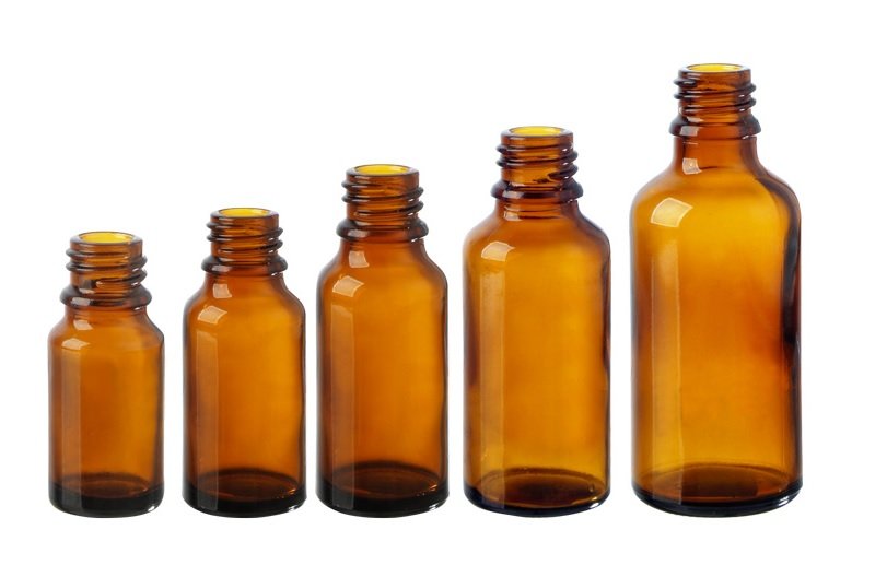 RBRVIDROS - FRASCO DE VIDRO AMBAR